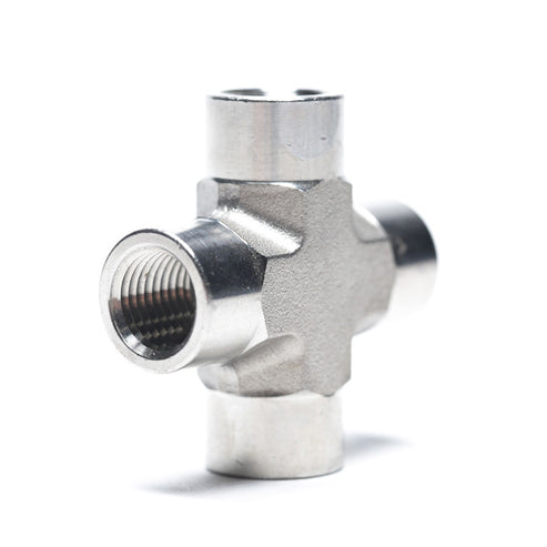 Cross Fitting - (FNPT) – Open Source Steel