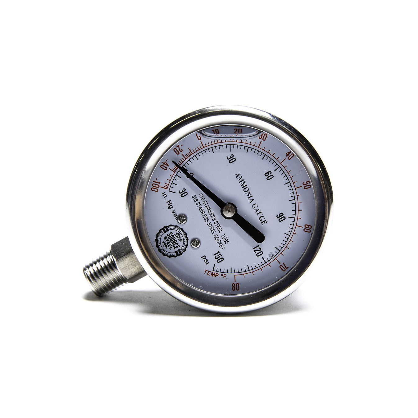 Compound Gauge - 150psi – Open Source Steel