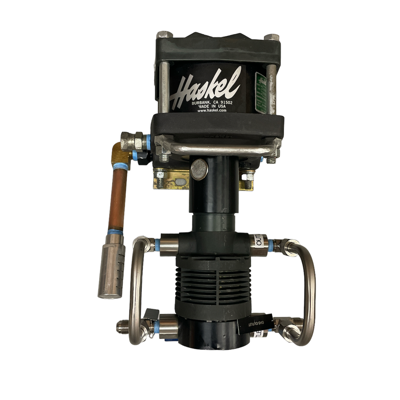 Haskel EXT420 Dual Stage Pneumatic Recovery Pump – Open Source Steel